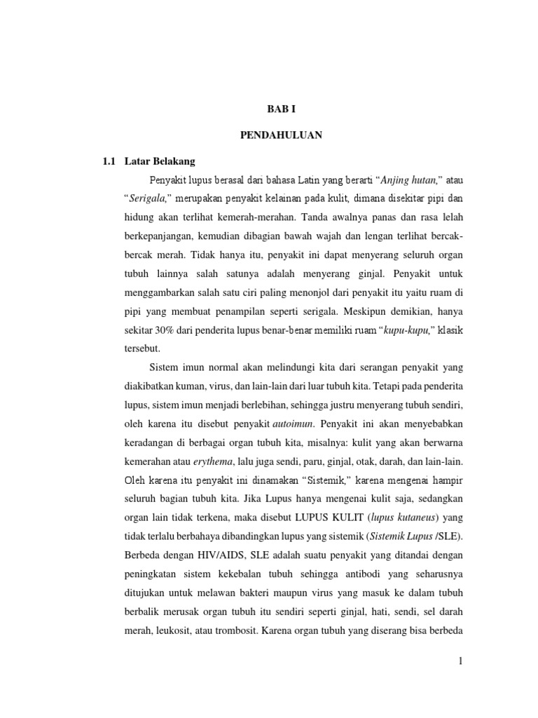 Askep Sle Fix-1 | PDF