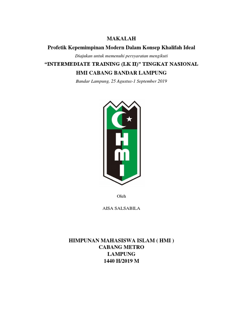 Makalah On Proses Persyaratan lk2 Balam | PDF