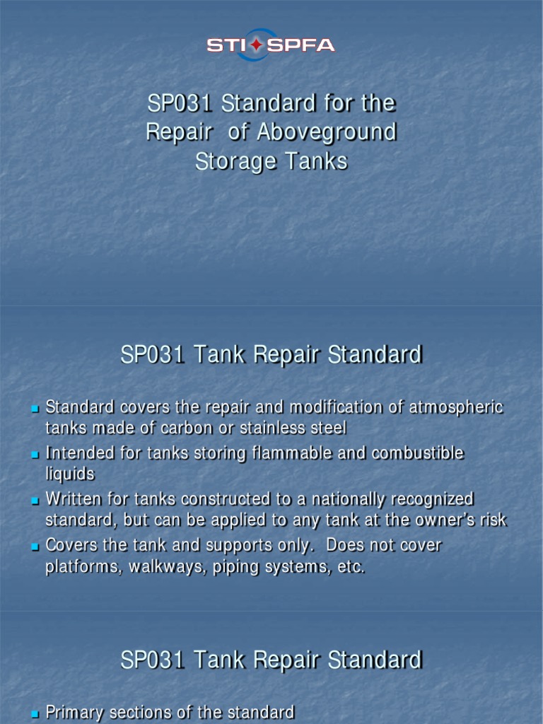 STI SP001 - SP031 Repairs 5th Edition Guidelines | PDF | Pipe (Fluid ...