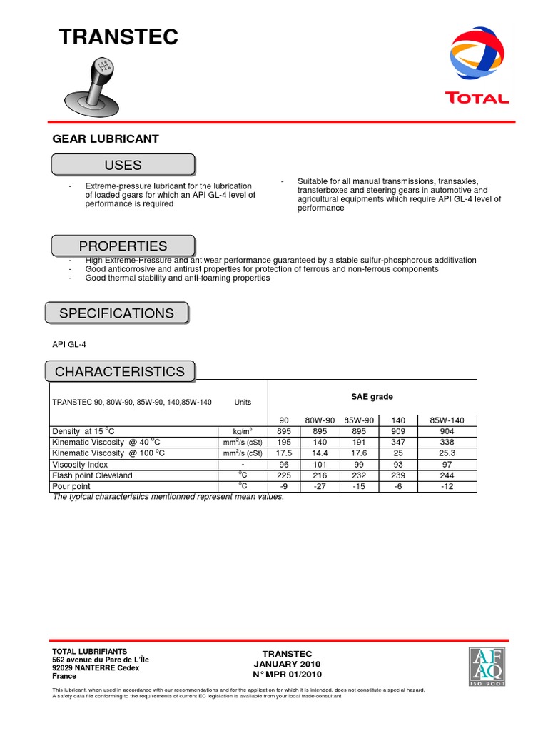 Transtec PDF | PDF | Viscosity | Liquids