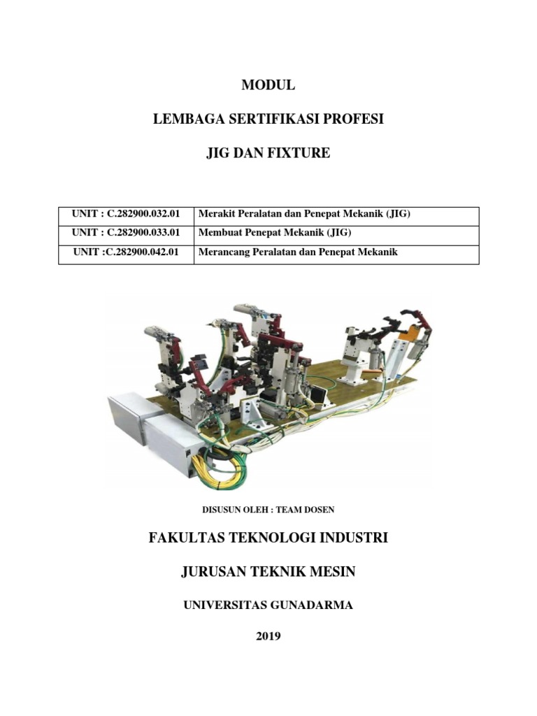 Modul Pelatihan Jig dan Fixture | PDF | Teknologi & Rekayasa