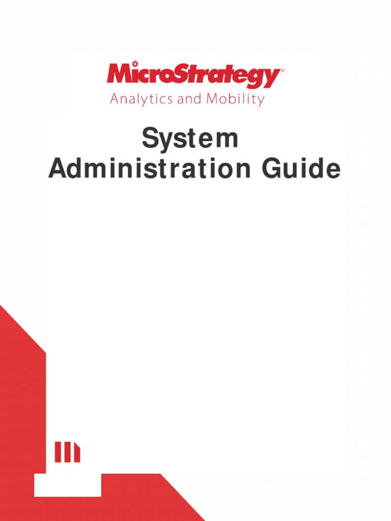 System Administration Guide PDF | PDF | Business Intelligence | Data Analysis