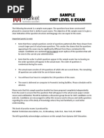Books For CMT Level 1 | PDF