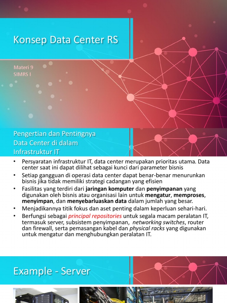 Materi 9 - Konsep Data Center RS | PDF