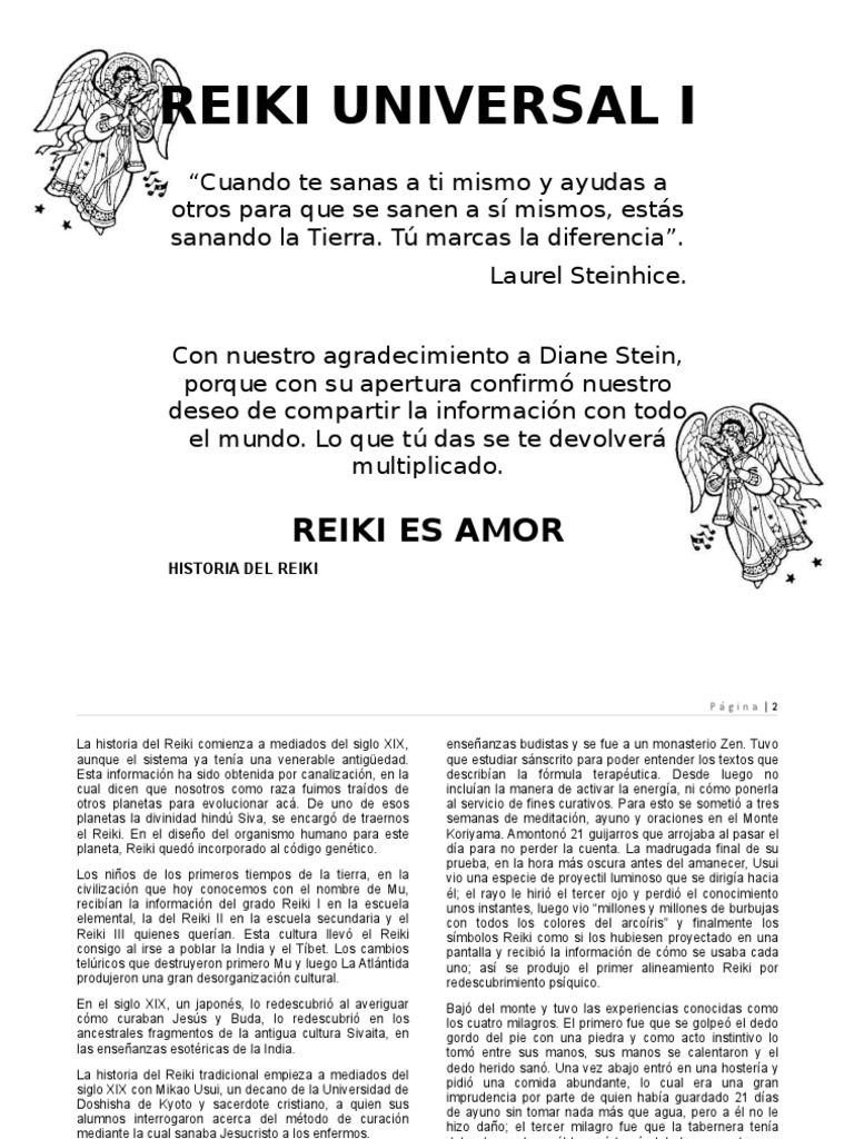Reiki Universal (Actualizado) | PDF | Reiki | Mikao Usui