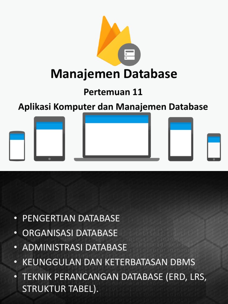 Materi 11 - Manajemen Database | PDF