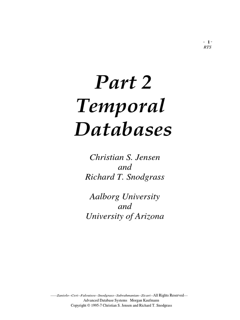 CS6005 Advanced Database System UNIT III A | PDF | Databases | Information Science