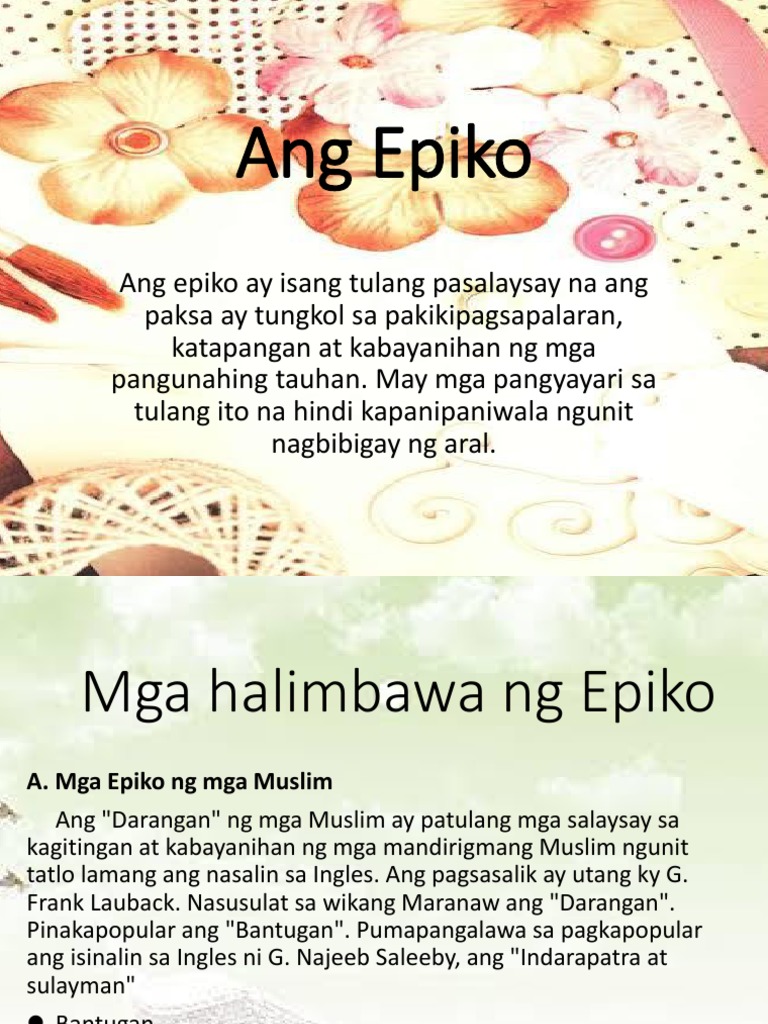 Ang Epiko-Arlyn | PDF