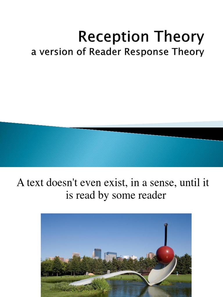 Reader Response Theory | PDF | Epistemology | Psychological Concepts