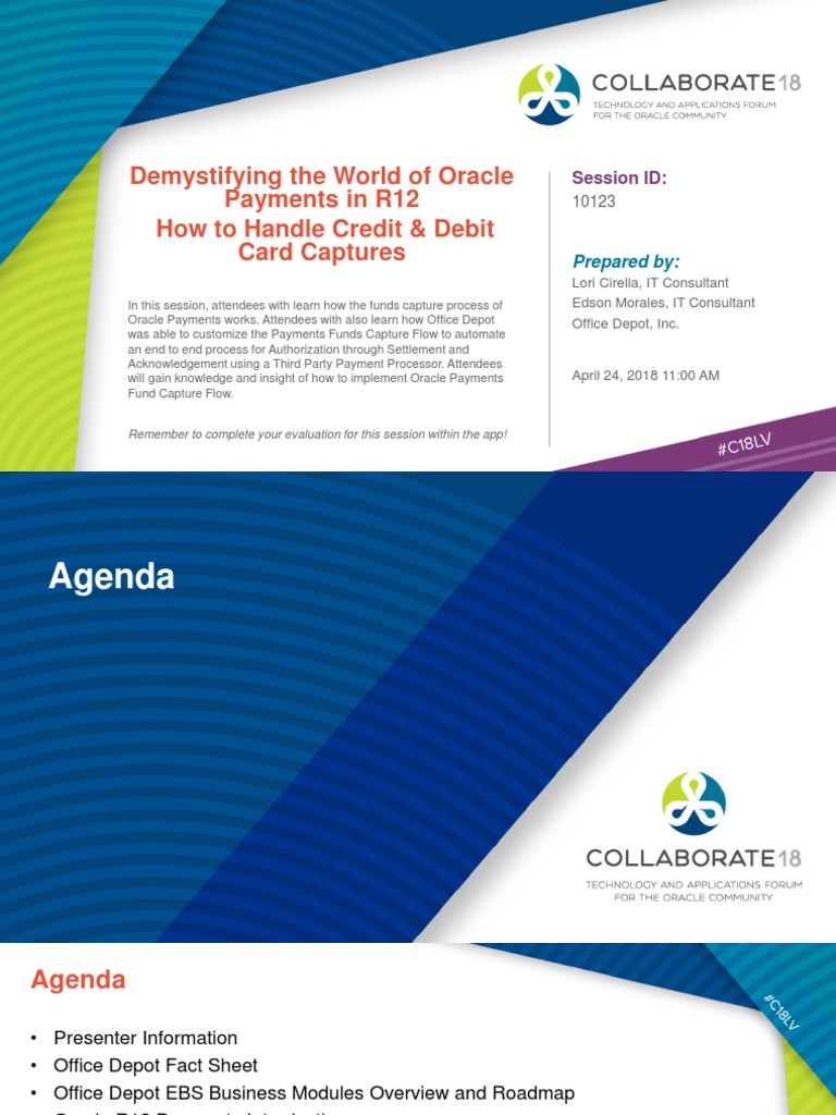 Oracle R12 Payments: Funds Capture Guide | PDF | Payments | Payment System