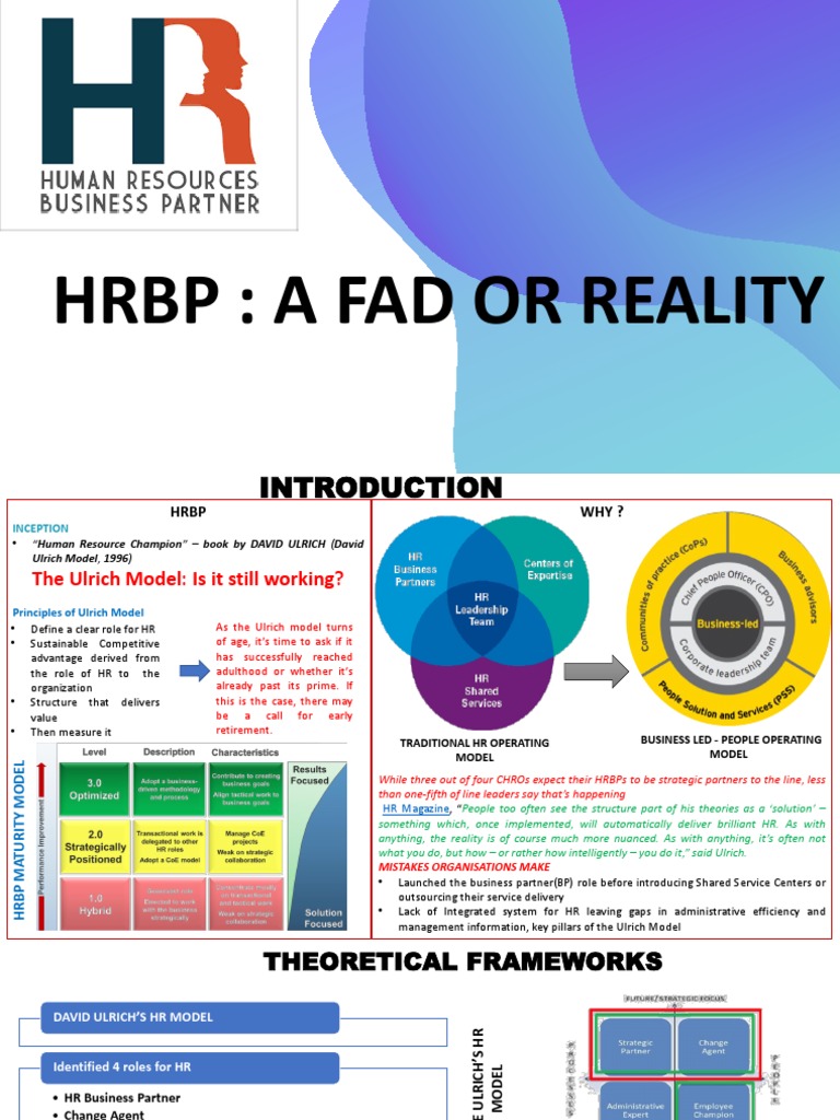 Hrbp Pdf Strategic Management Leadership