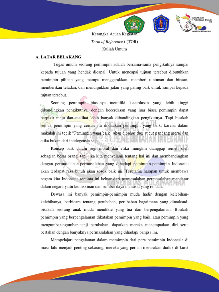 Contoh Tor | PDF