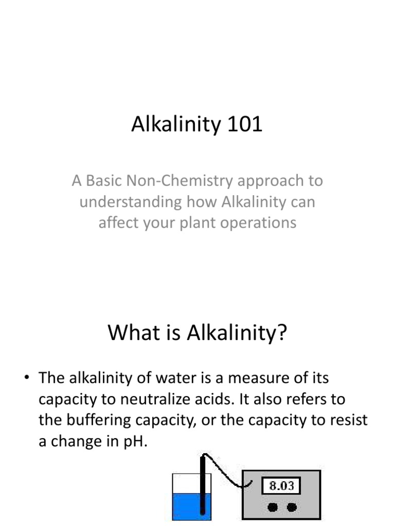 Understanding Alkalinity in Wastewater | PDF | Sewage Treatment ...
