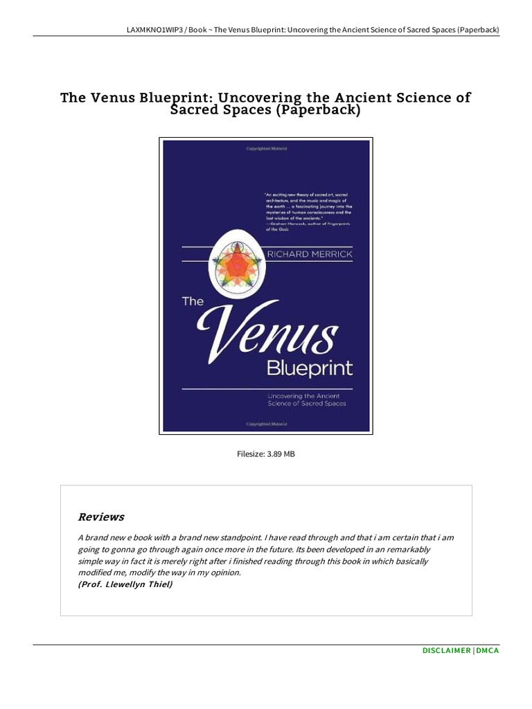 The Venus Blueprint Uncovering The Ancient Scien 1 | PDF