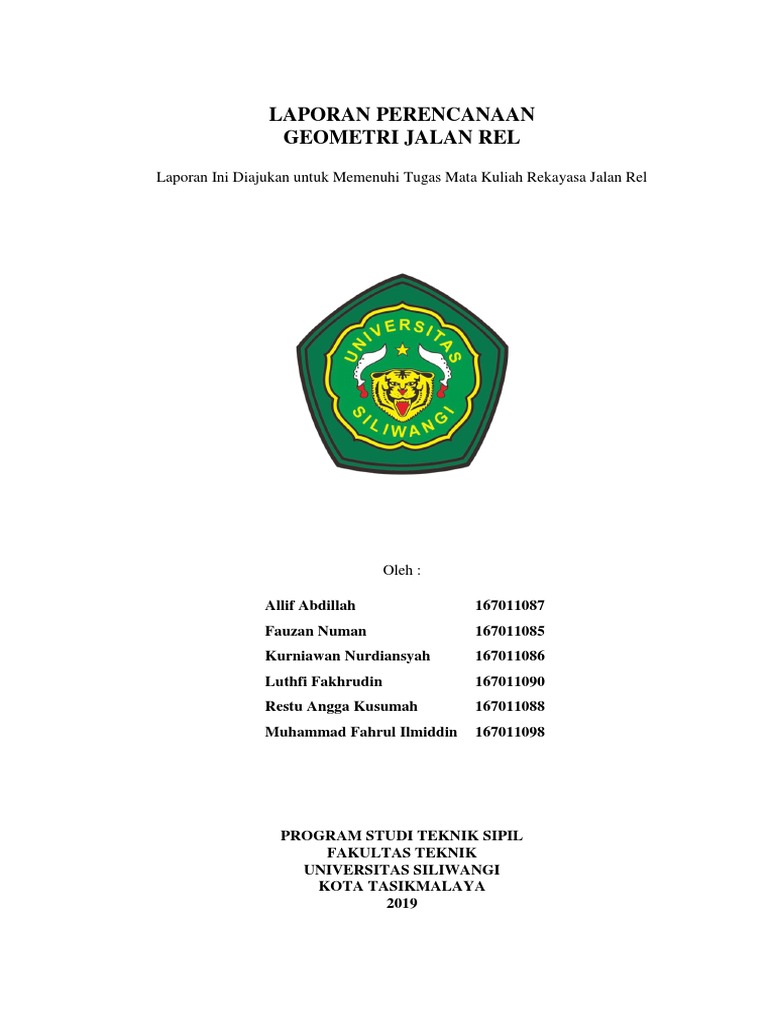 Perencanaan Geometri Jalan Rel | PDF | Bisnis | Sains & Matematika