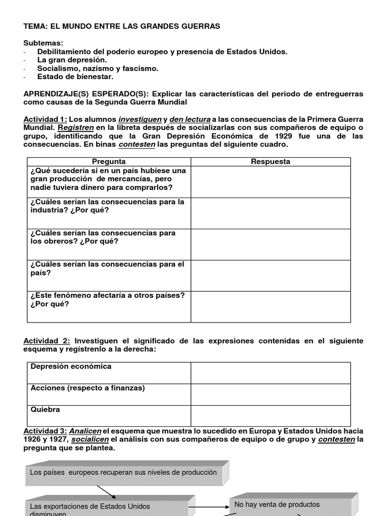 Actividades I y II Gm-Ok | PDF | Aliados de la Segunda Guerra Mundial ...