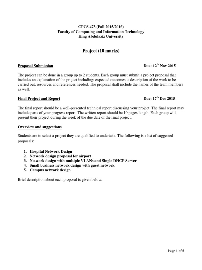 Project Details | Download Free PDF | Ip Address | Computer Network