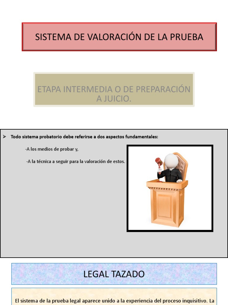 Sistema de valoración de la prueba y descubrimiento probatorio.pdf ...