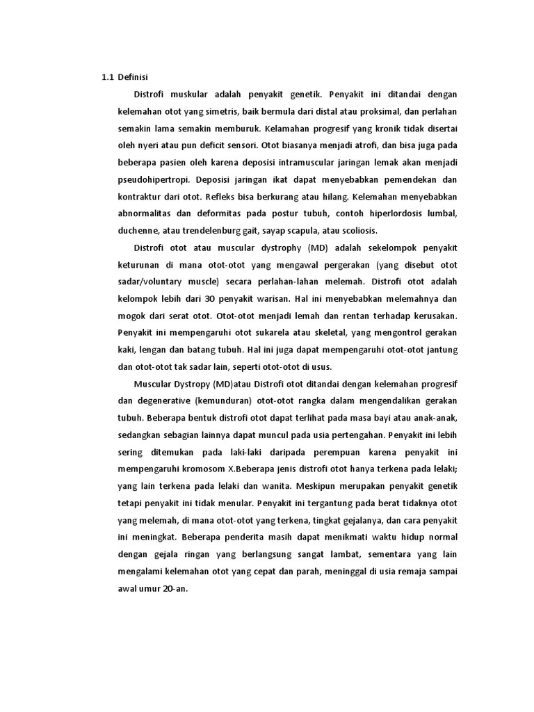 Distrofi Otot | PDF
