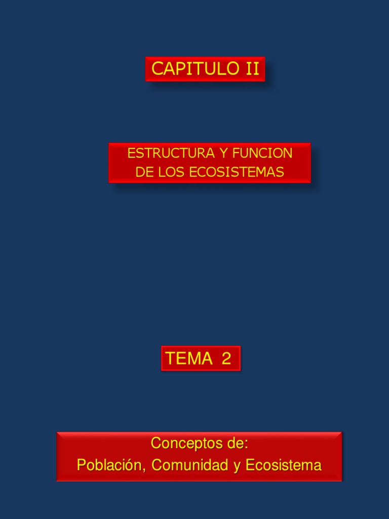 Estructura y Función de Los Ecosistemas | PDF | Ecosistema | Ecología
