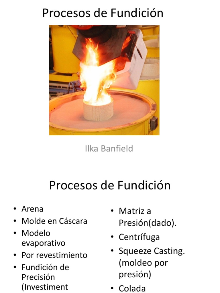 Procesos de Fundicion PDF | Descargar gratis PDF | Fundición ...