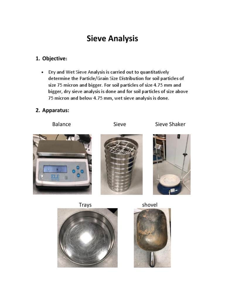 Grain Size Analysis | PDF | Applied And Interdisciplinary Physics ...