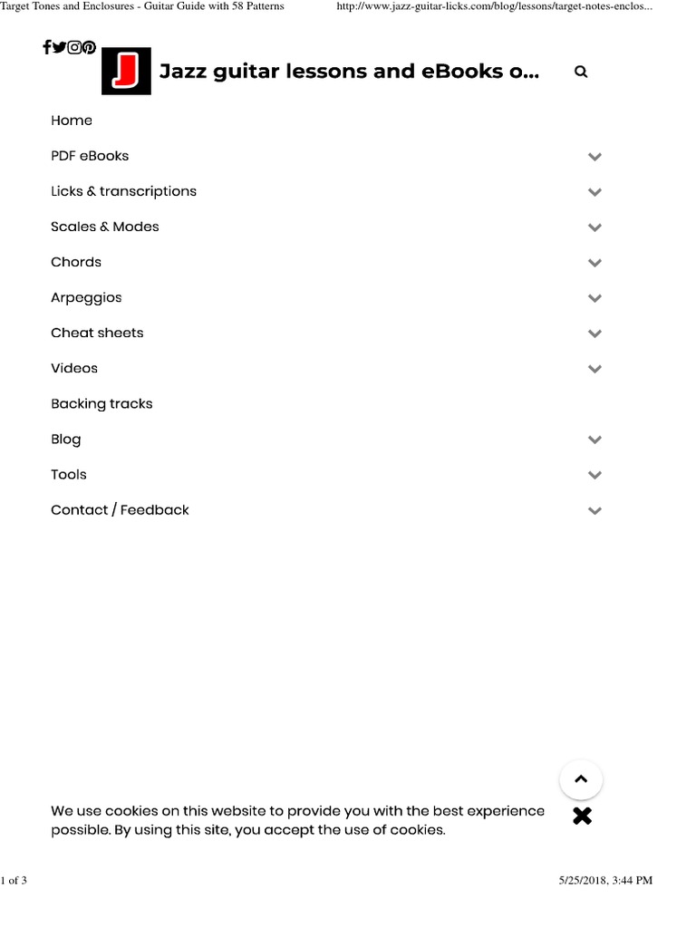 Target Tones and Enclosures - Guitar Guide With 58 Patterns PDF | PDF