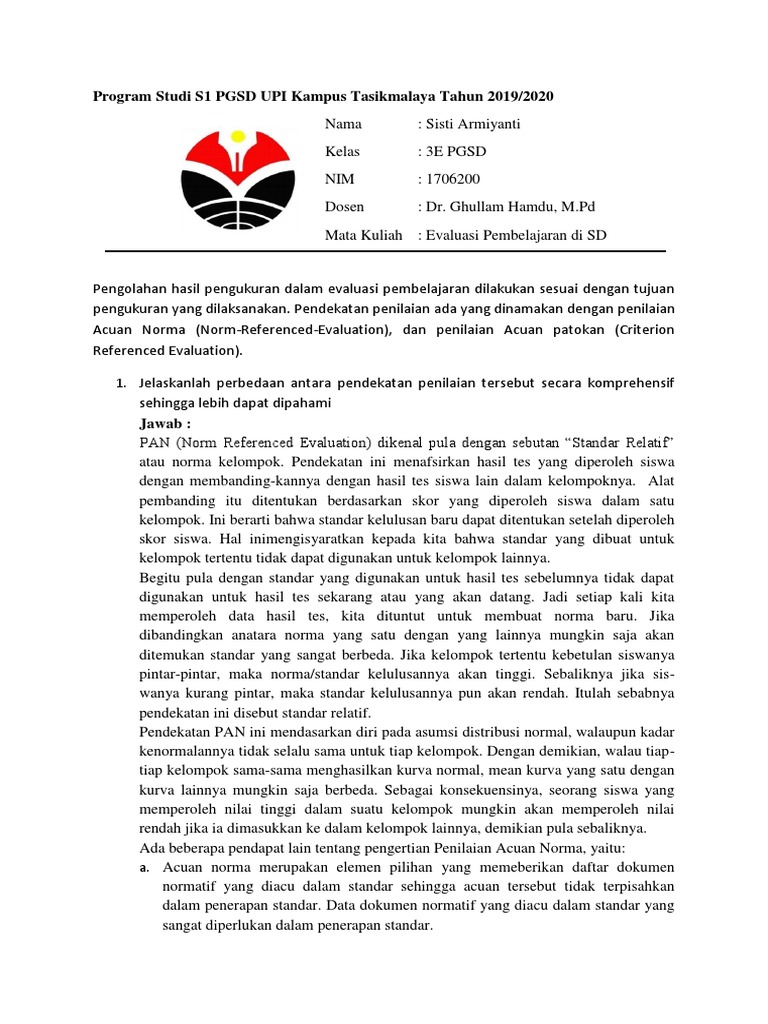 19 - 3e PGSD - Mia Azzahra - Pan Dan Pap | PDF