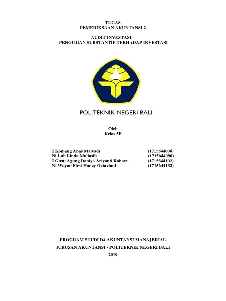Audit Investasi | PDF
