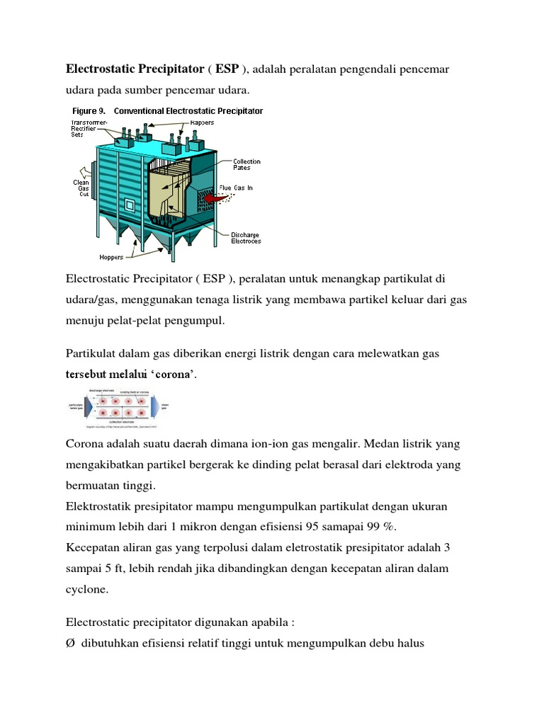 Electrostatic Precipitator | PDF