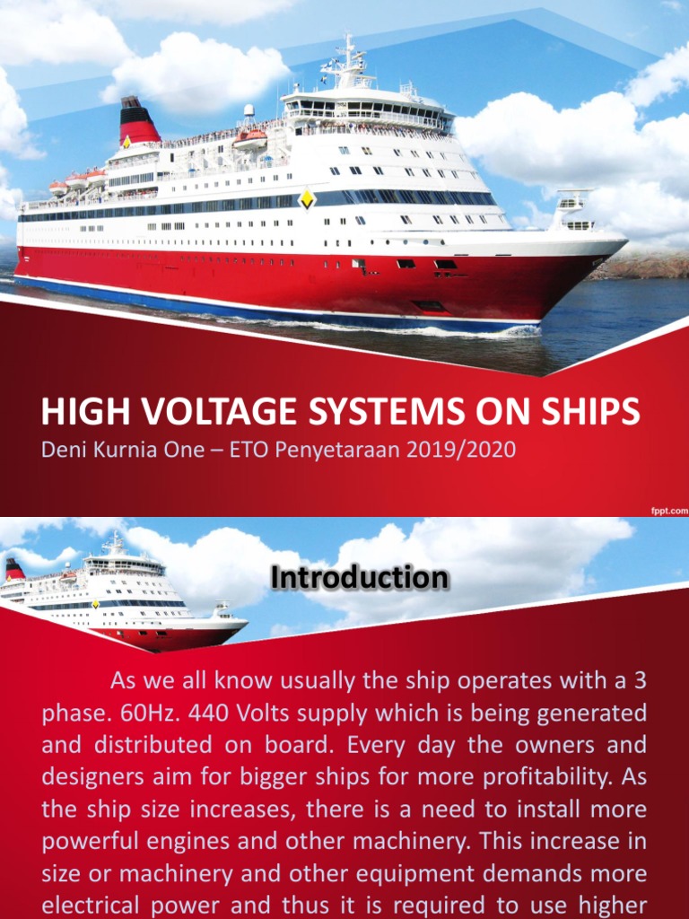 High Voltage On Ships | PDF | High Voltage | Electric Power