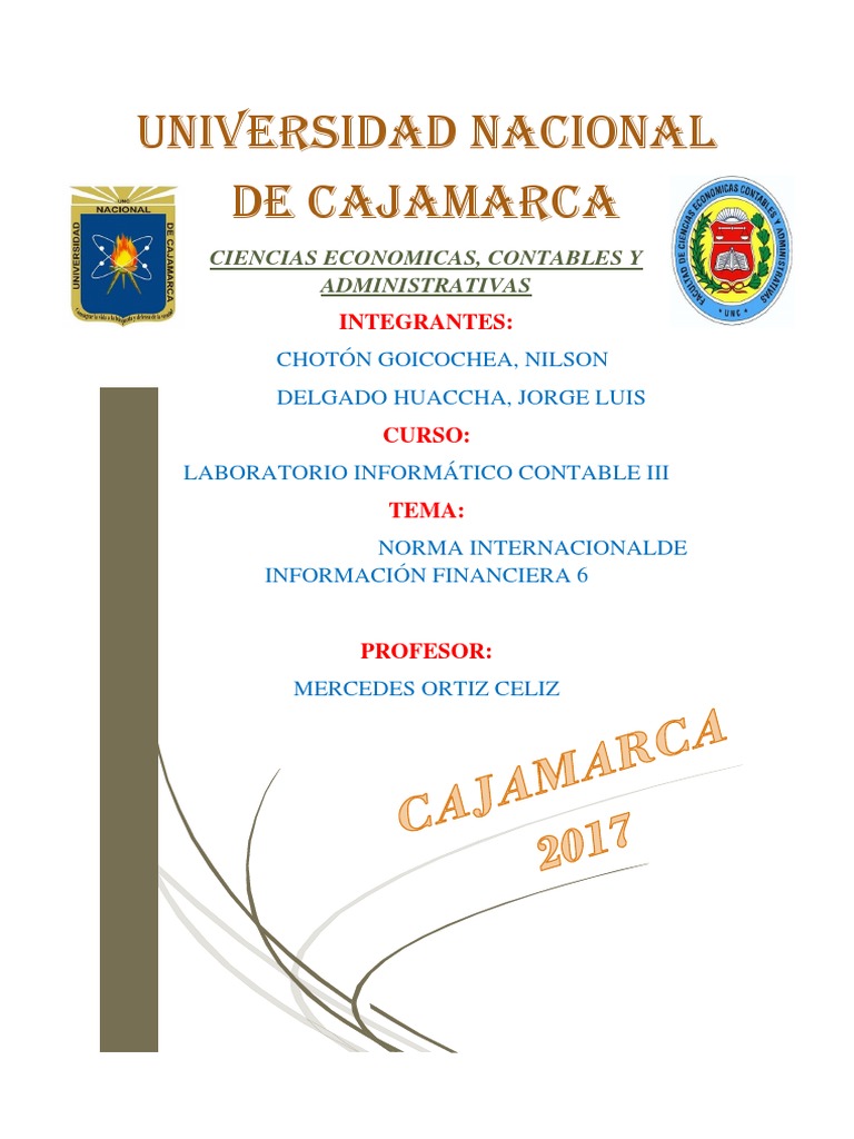 Niif 6 | PDF | normas internacionales de INFORMACION FINANCIERA ...