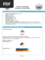 Hoja de Seguridad Dioxido de Silicio | PDF | Agua | Química