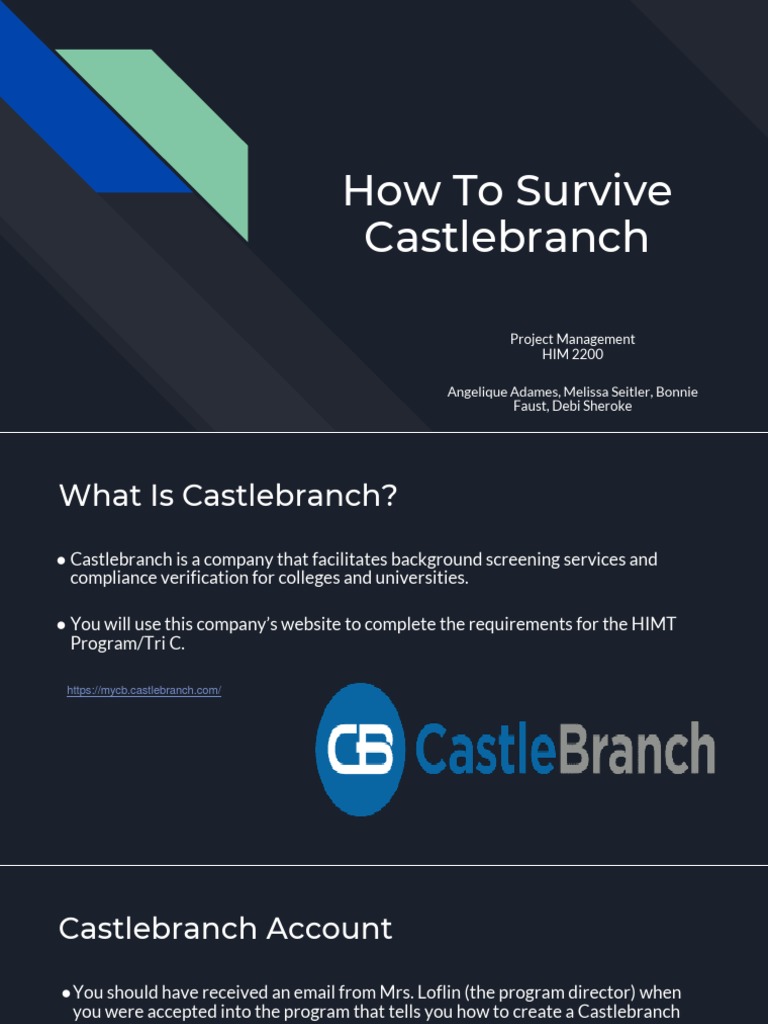 Deliverable - How To Survive Castlebranch | PDF | Vaccination | Public ...