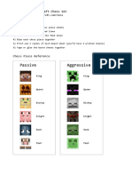 Minecraft Paper Craft | PDF | Home & Garden | Art