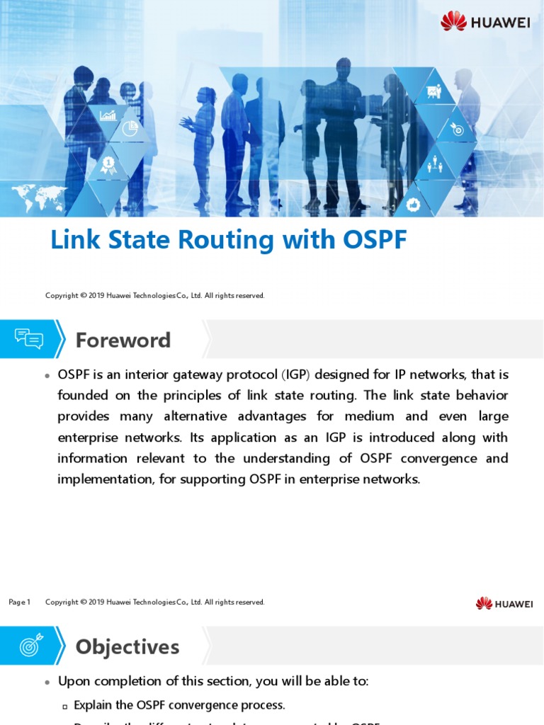 HC110110017 Link State Routing With OSPF | PDF | Network Protocols ...
