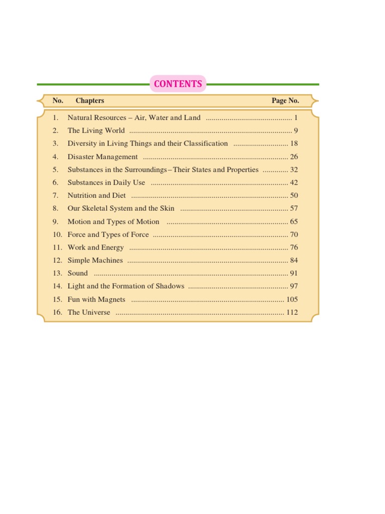 Science Book For Class 6 Maharashtra Board PDF | PDF | Atmosphere Of ...