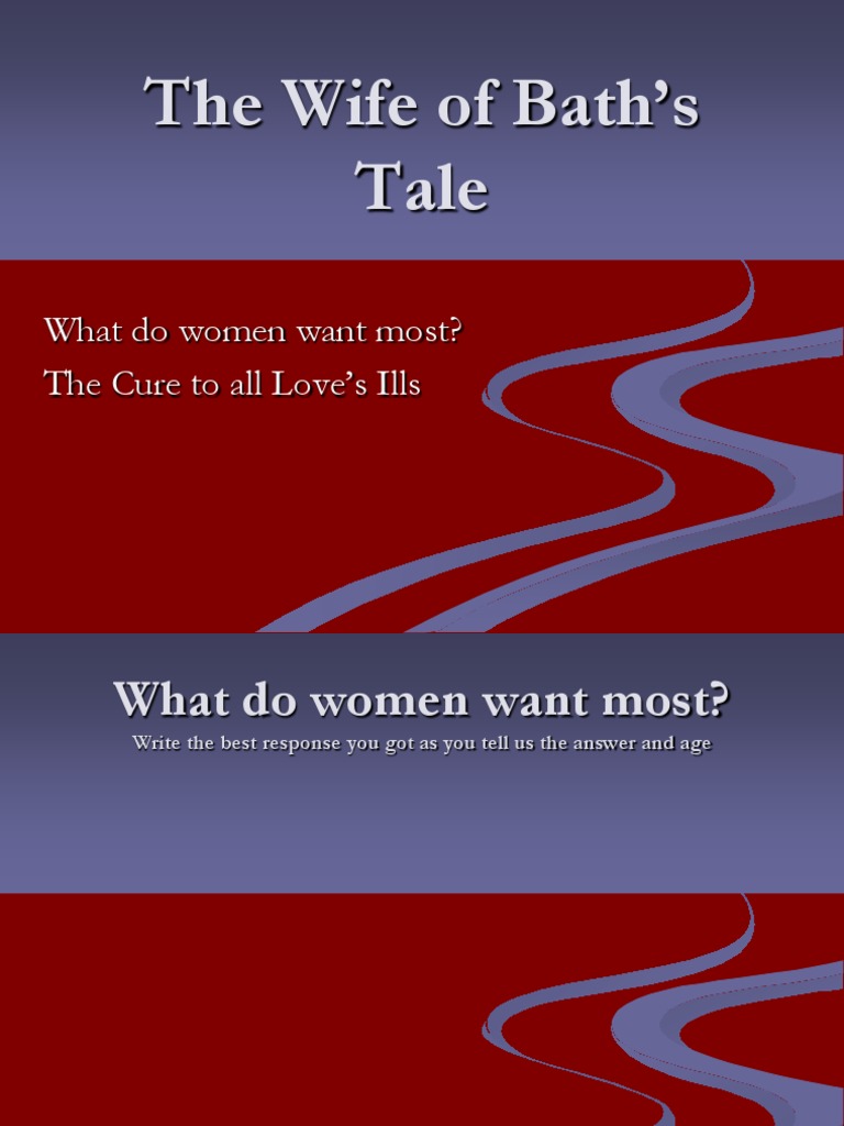 The Wife of Baths Tale | PDF