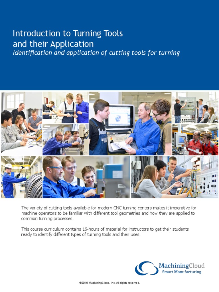 MachiningCloud TurningToolsAndTheirApplication PDF | PDF | Metalworking | Tools