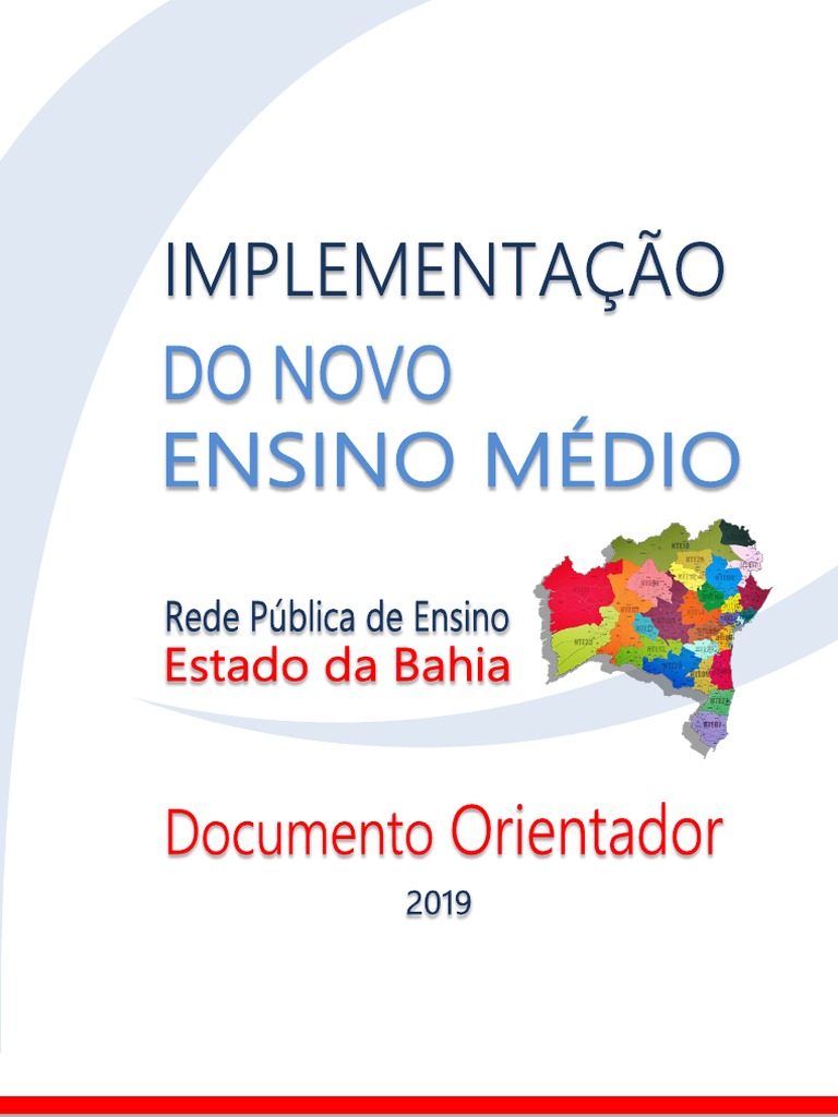 Documento Orientador Da Implementação Do Novo Ensino Médio Da Bahia PDF ...