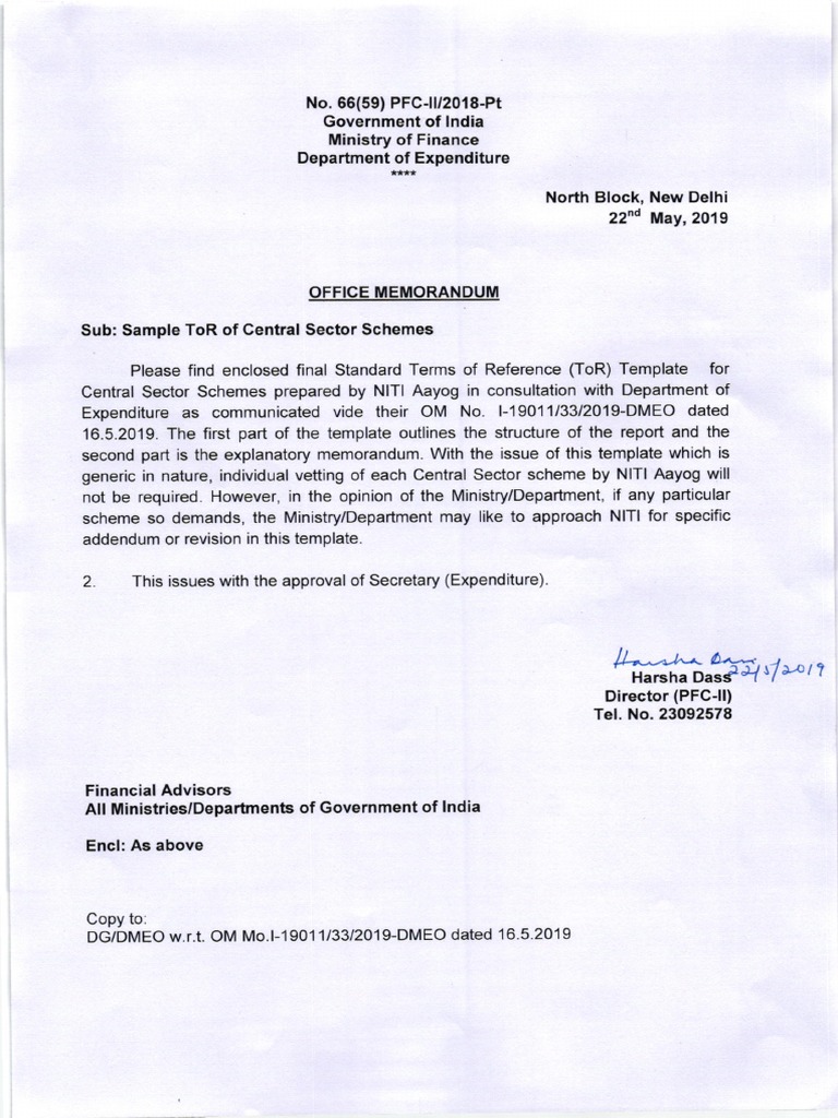 Sample TOR | PDF | Evaluation | Business