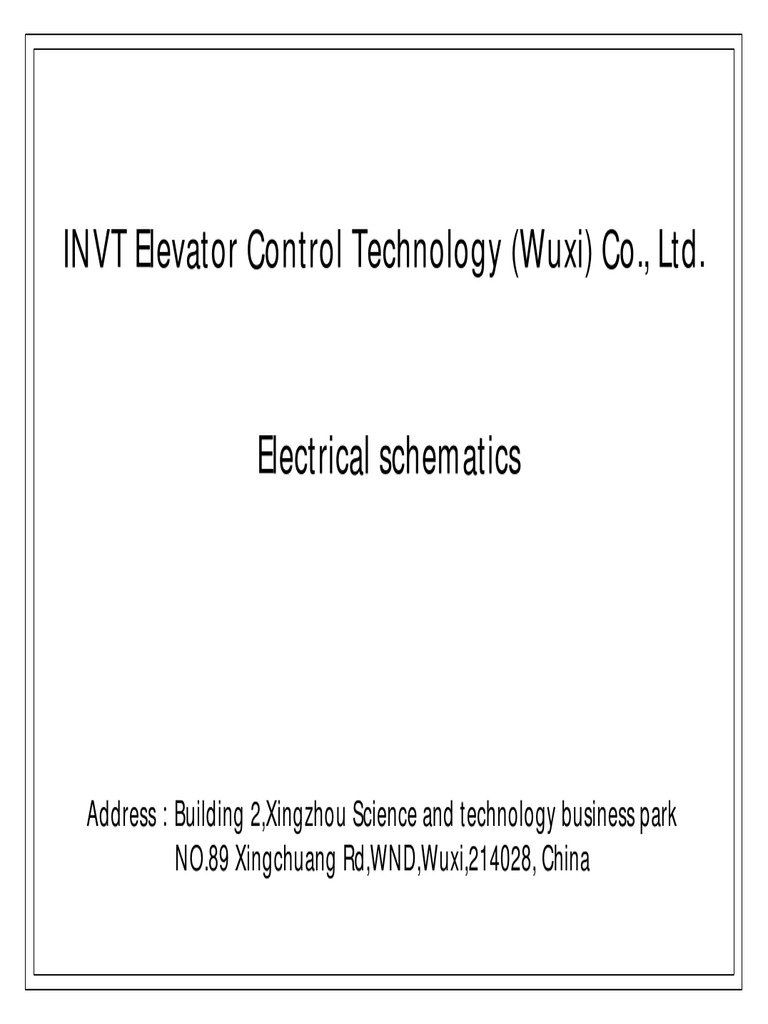 Complete Diagram of EC100 System | PDF | Elevator | Switch