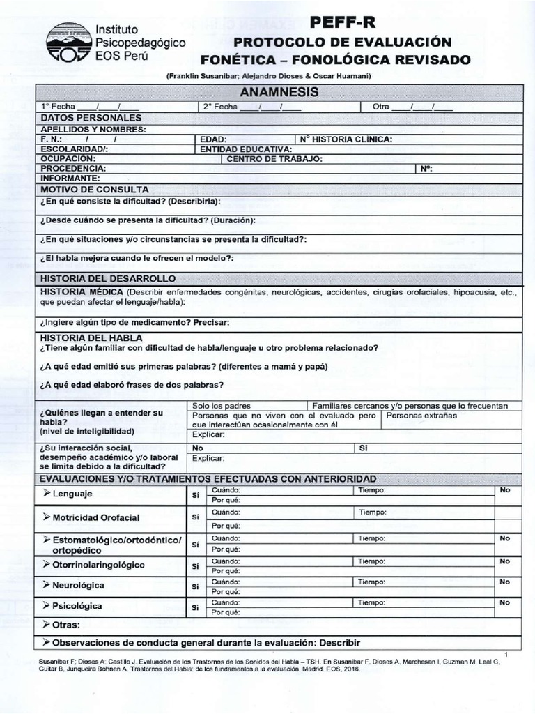 Protocolo Peff | PDF