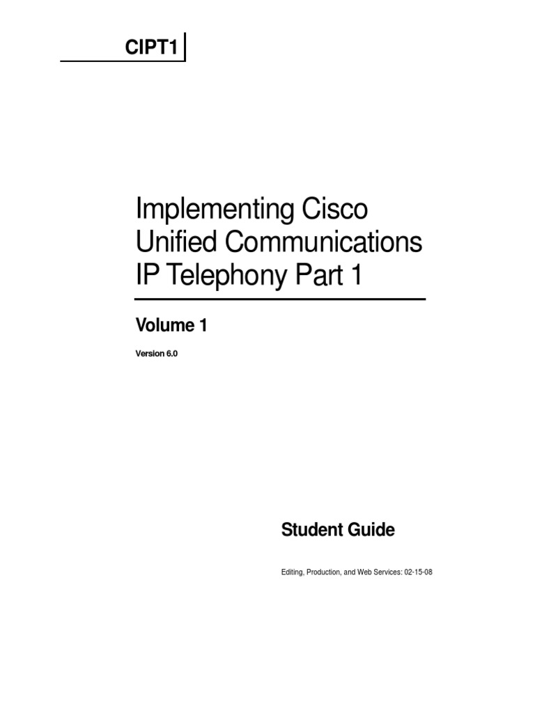 Cipt 1 PDF | PDF | Active Directory | Session Initiation Protocol