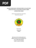 Teknik Radiografi Antebrachi | PDF