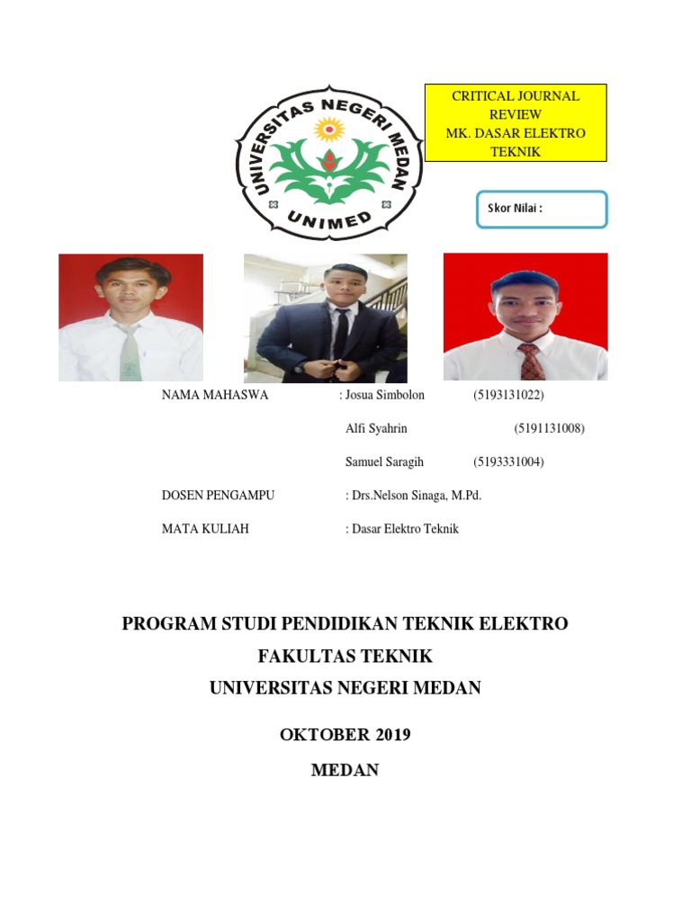 CJR Dasar Elektro Teknik | PDF