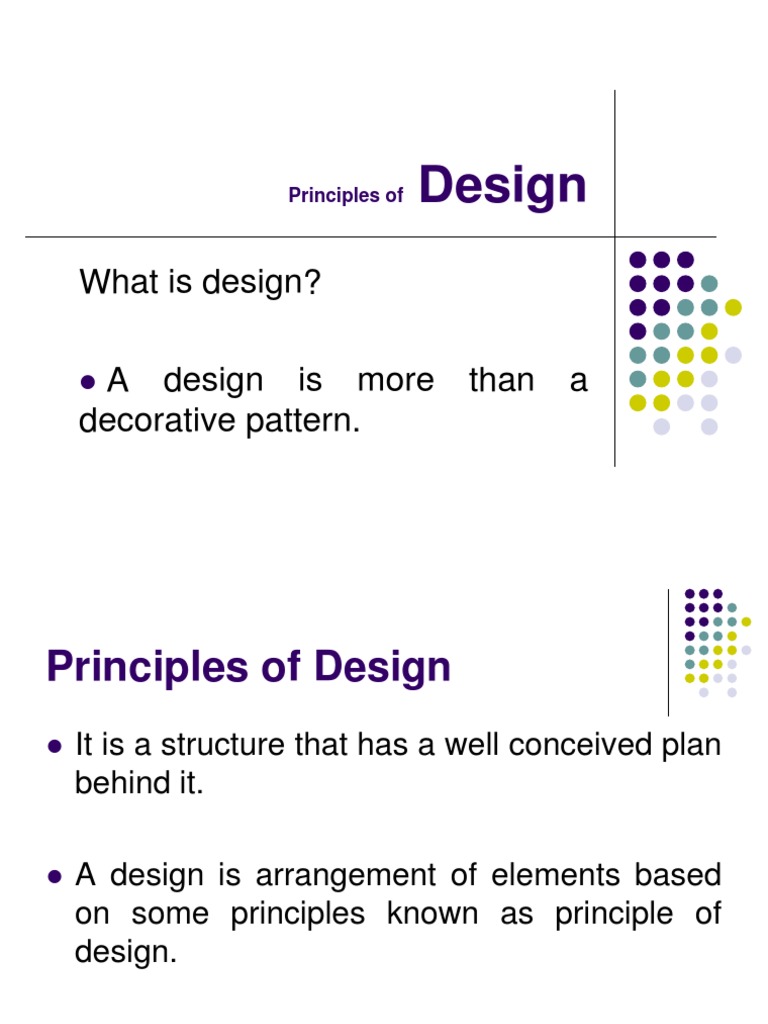 1 Principles of Design | PDF | Composition (Visual Arts) | Cognitive ...