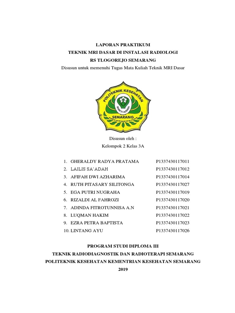 Teknik MRI Dasar RS Tlogorejo | PDF | Sains & Matematika | Komputer