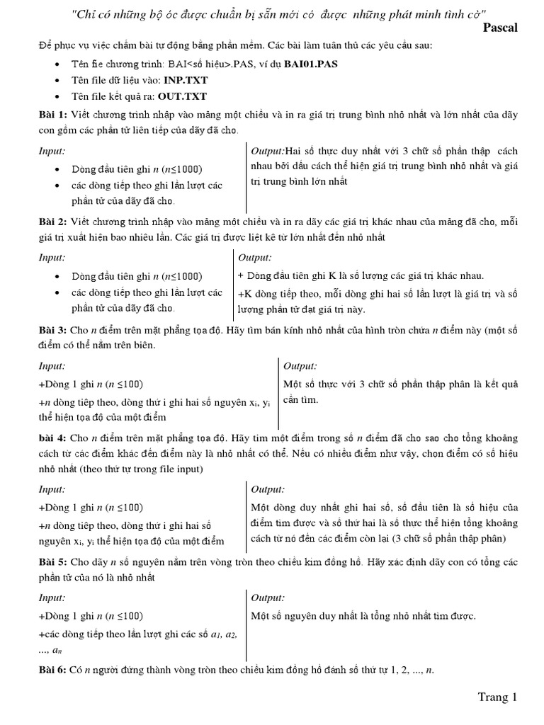 Bai Tap Nhap Mon | PDF