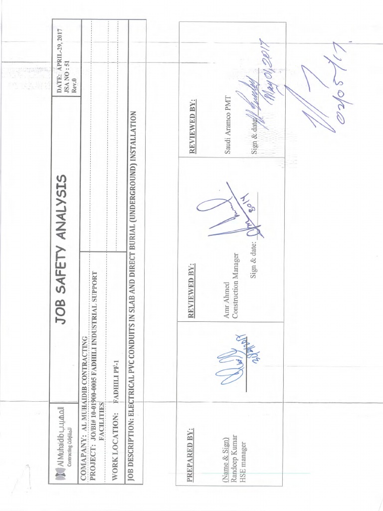 JSA 51 Approved - Electrical PVC Conduit Direct in Slab & Underground ...